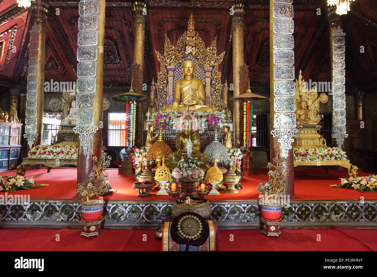 PHAYAO, THAILAND - May 11, 2018: The most beautiful temple in Phayao ...