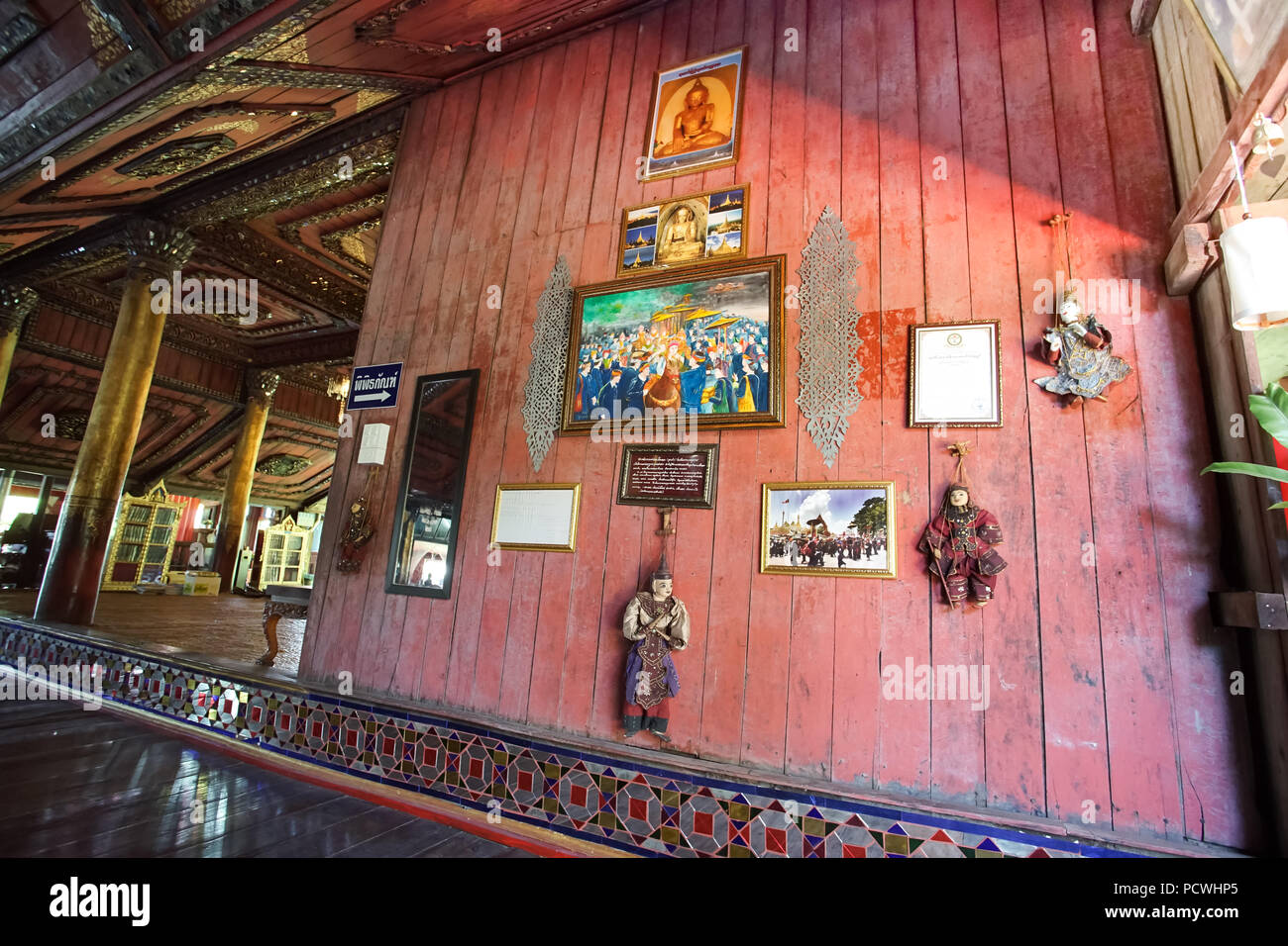 PHAYAO, THAILAND - May 11, 2018: The most beautiful temple in Phayao ...