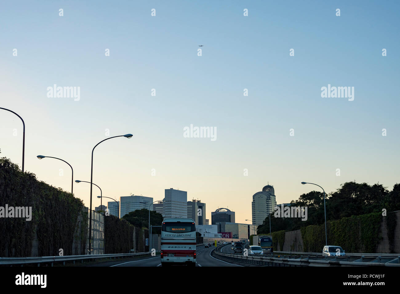 Higashi-Kantō Expressway, Mihama-Ku, Chiba City, Chiba Prefecture ...