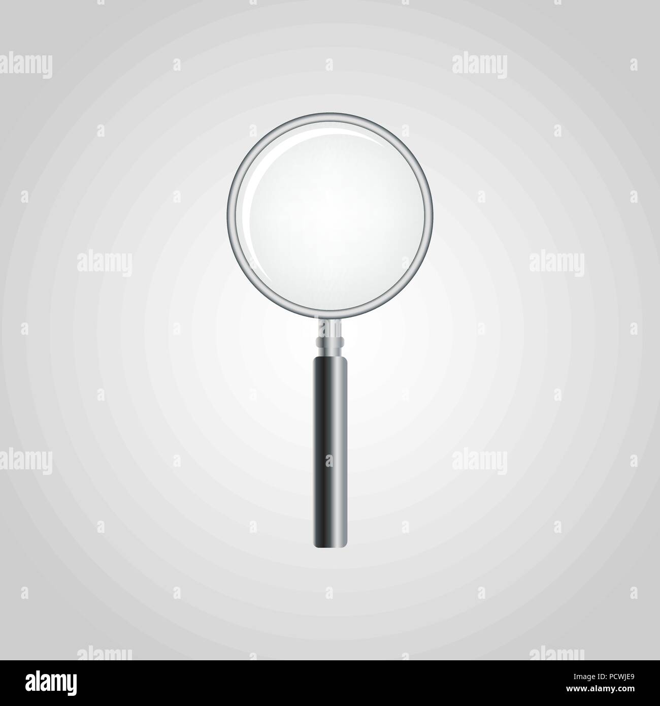 Magnifying Glass vector logo icon illustration Stock Vector Image & Art ...