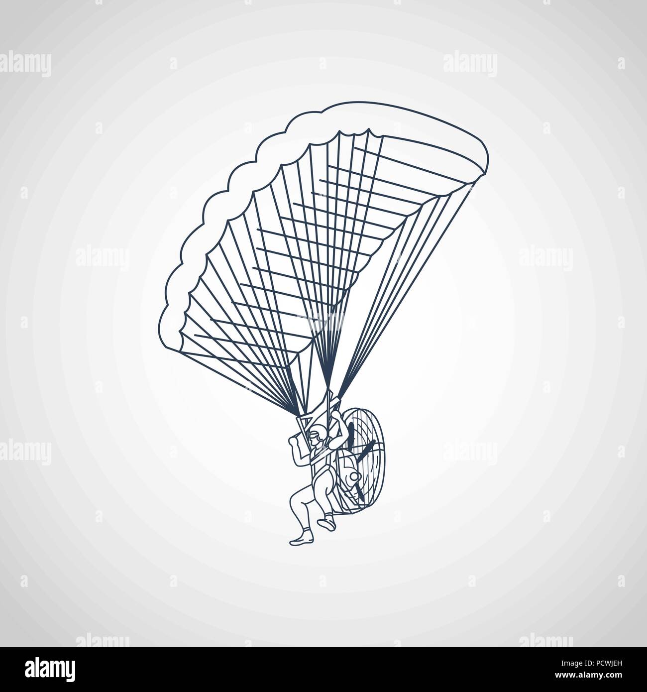 Paraglider Vector