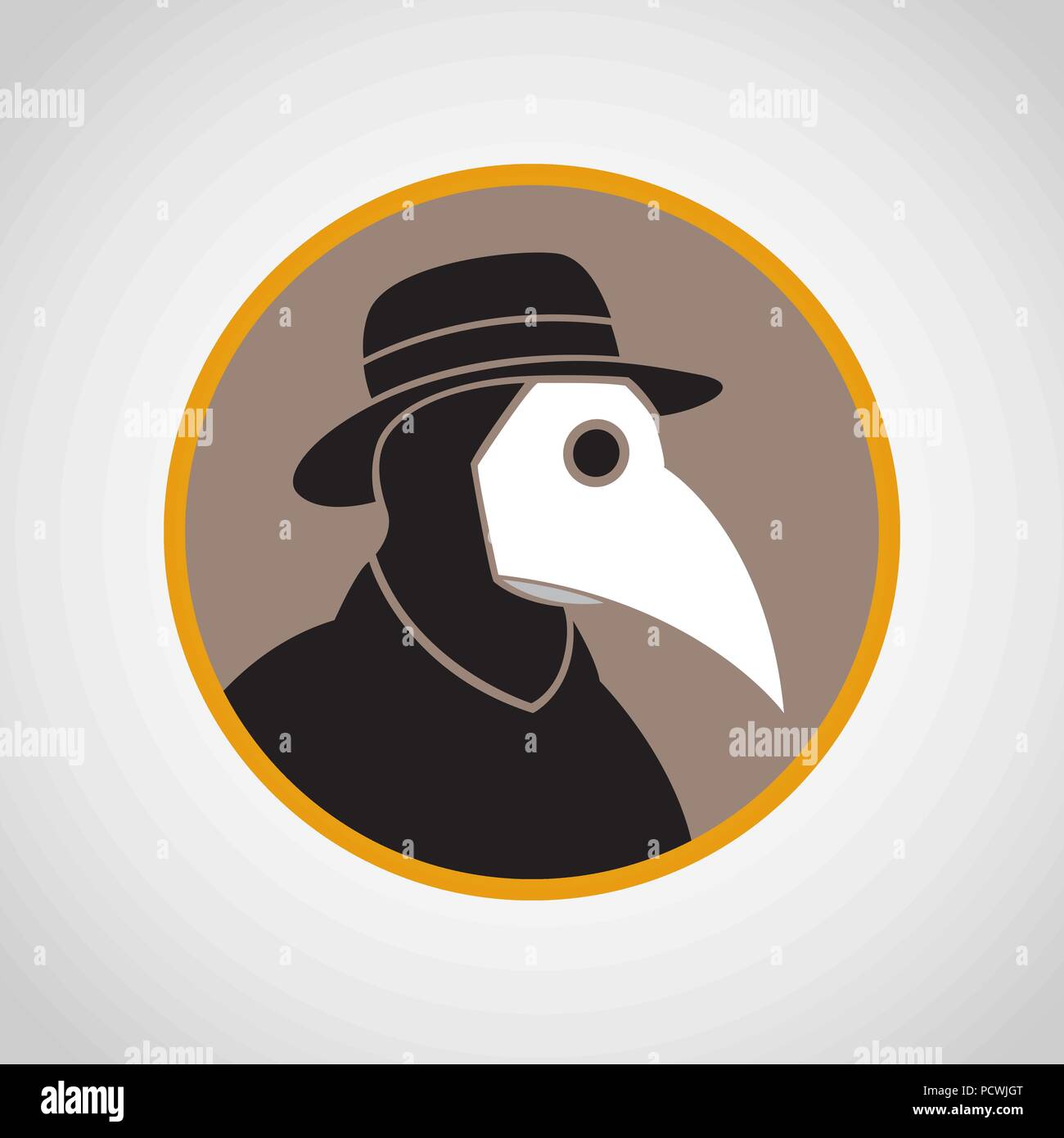 Plague vector logo icon illustration Stock Vector Image & Art - Alamy