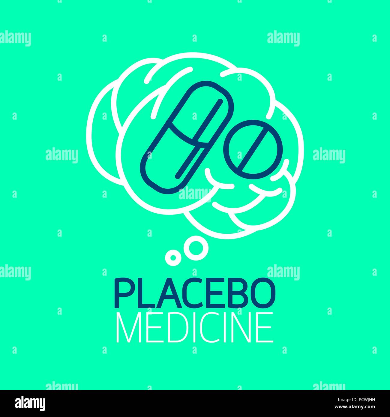 placebo medicine vector logo illustration Stock Vector Image & Art - Alamy