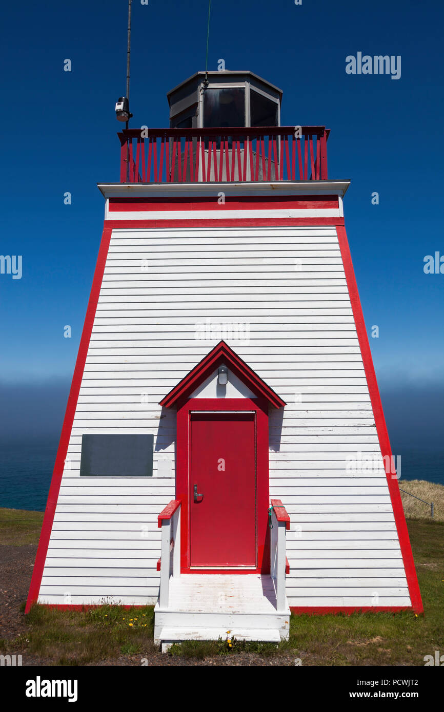 Fortune Head Lighthouse. Newfoundland and Labrador, Canada Stock Photo ...