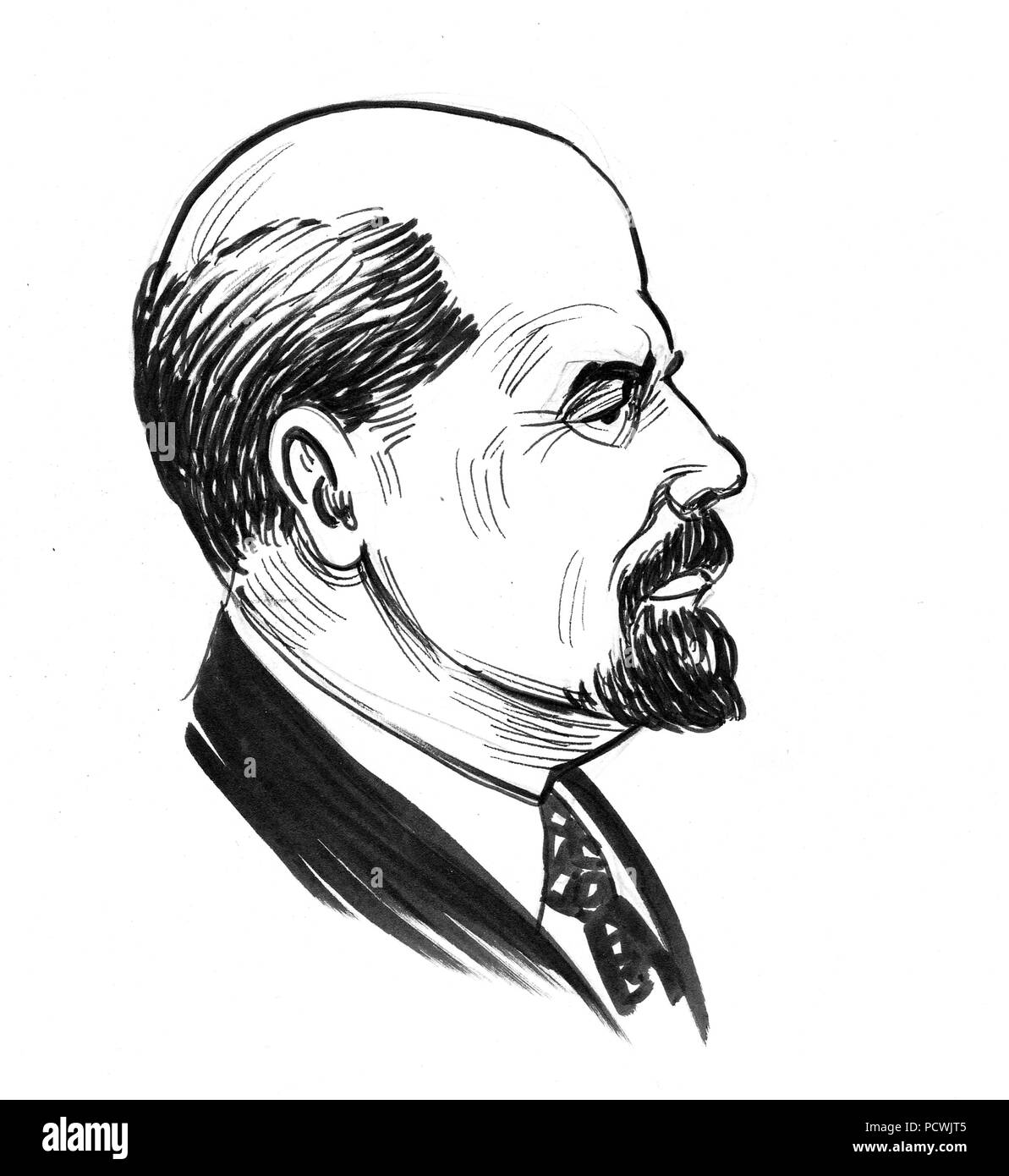 Lenin profile hi-res stock photography and images - Alamy