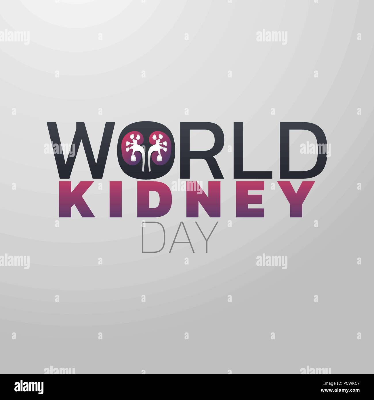 World Kidney Day icon design, medical logo. Vector illustration Stock ...