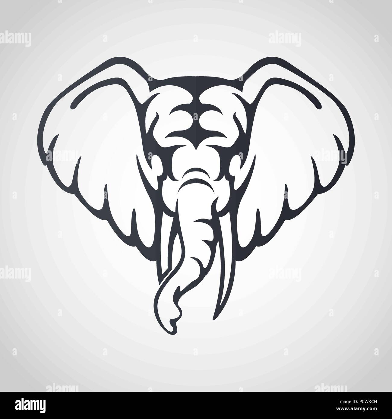 African elephant logo icon design, vector illustration Stock Vector ...