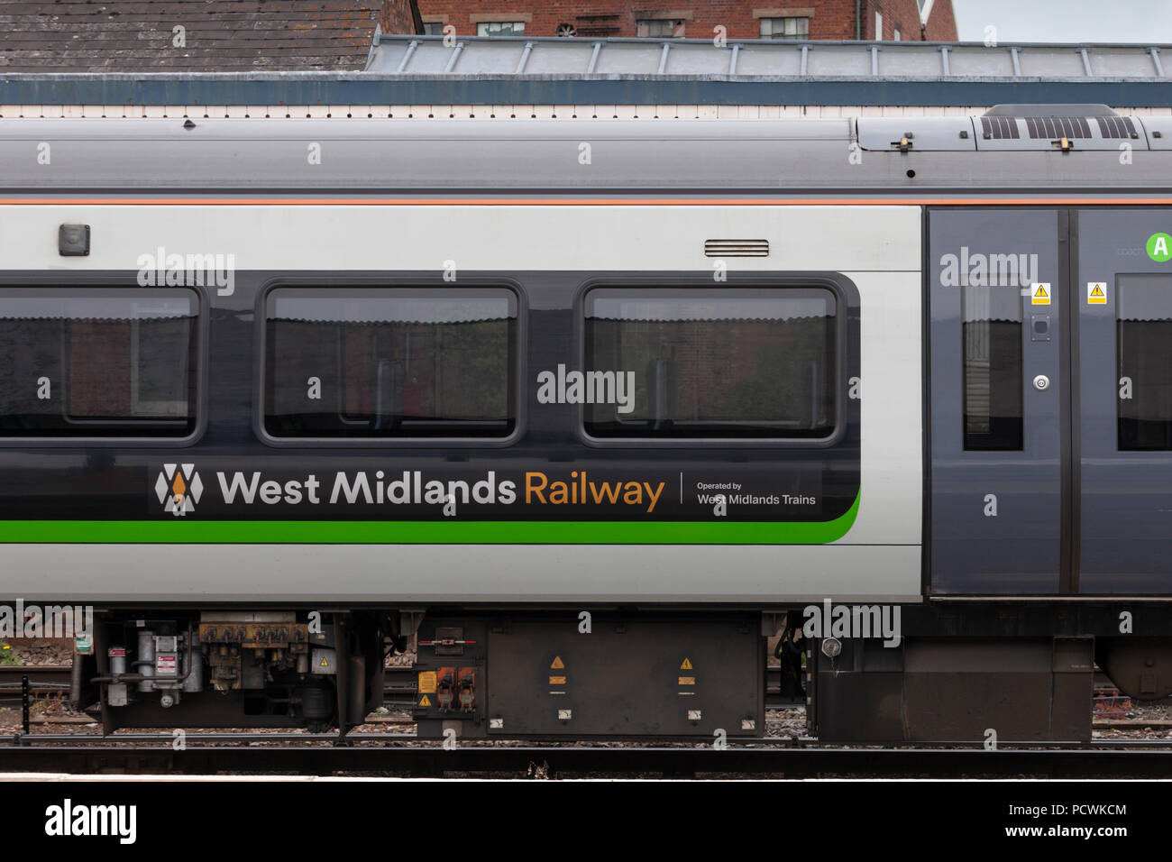 West Midlands Trains / West Midlands Railway logo on the side of a ...