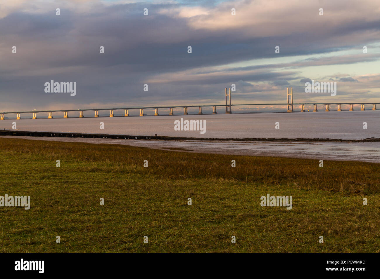 The Second Severn crossing, bridge that carries the M4 motorway over ...
