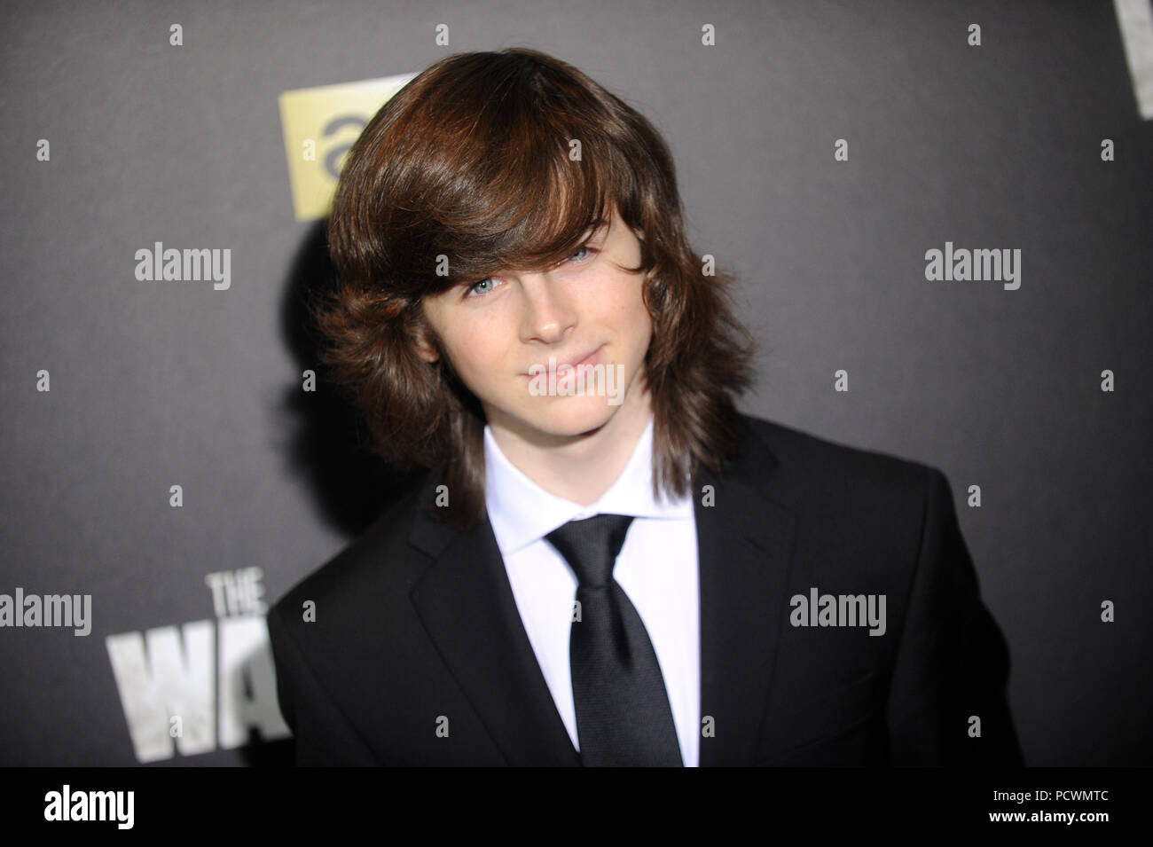 NEW YORK, NY - OCTOBER 09: Chandler Riggs attends 'The Walking Dead ...
