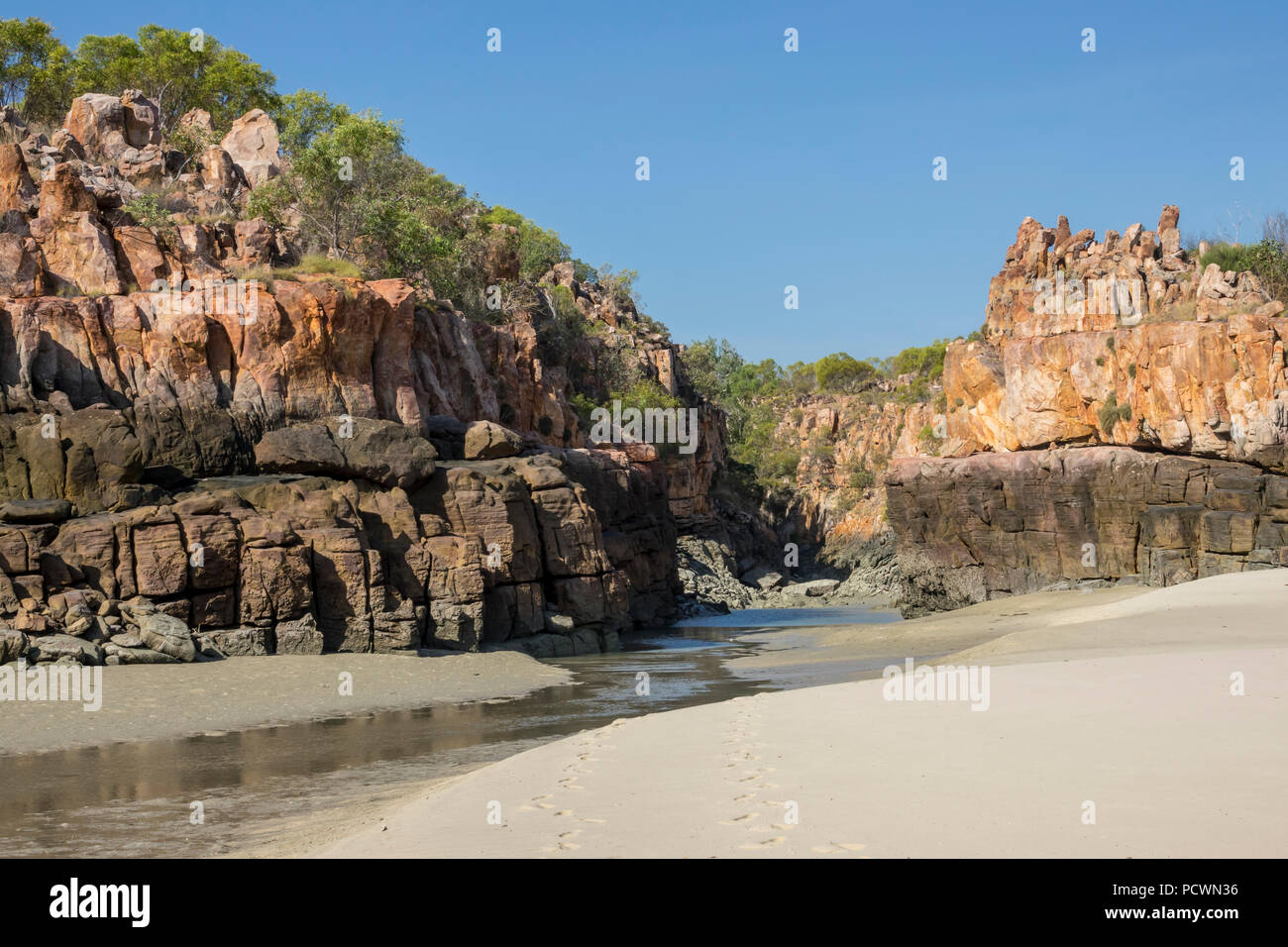 Langgi Inlet, Collier Bay, Kimberlery, Western Australia Stock Photo ...