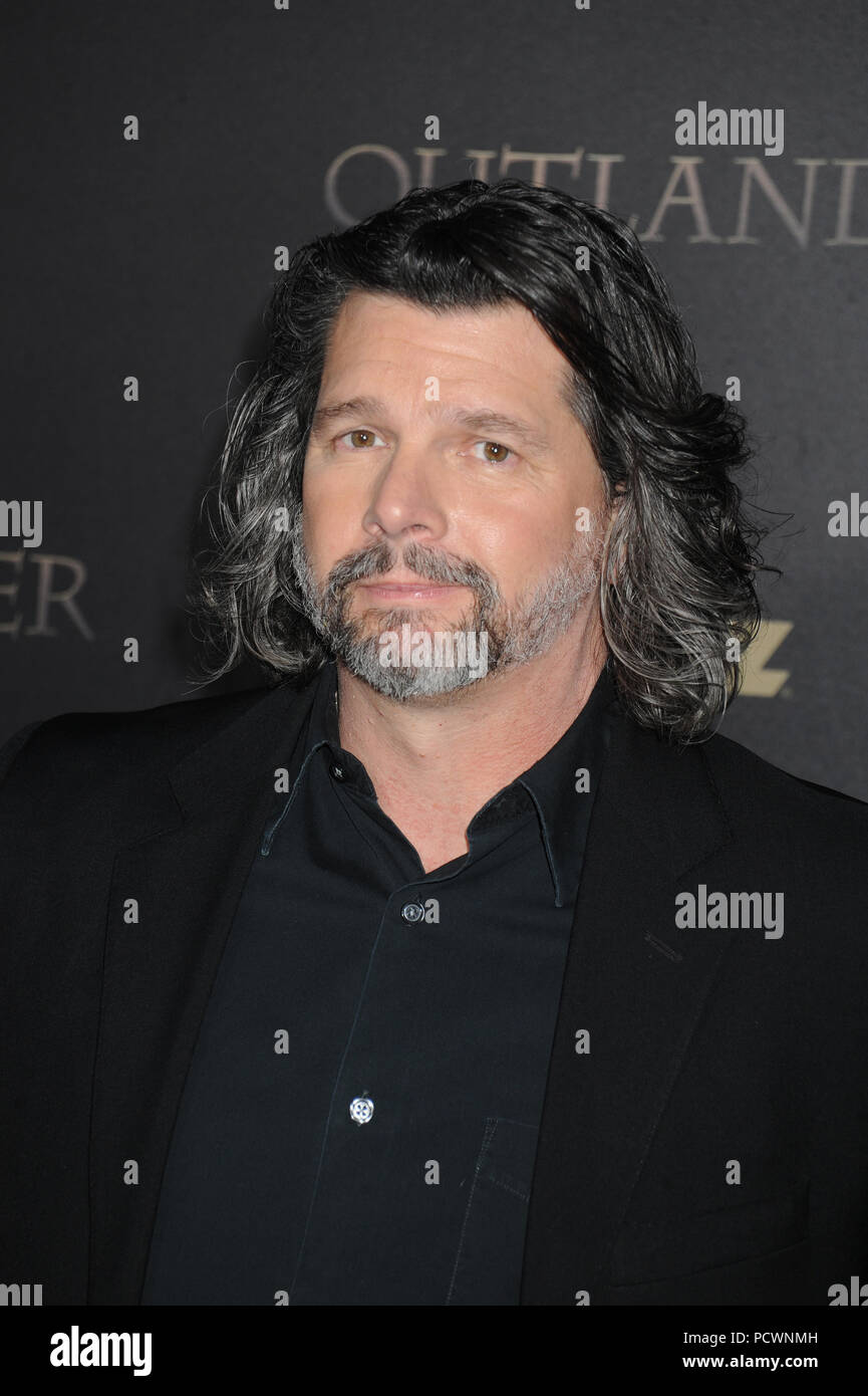 NEW YORK, NY - APRIL 01: Ronald D. Moore attends the 'Outlander' mid ...