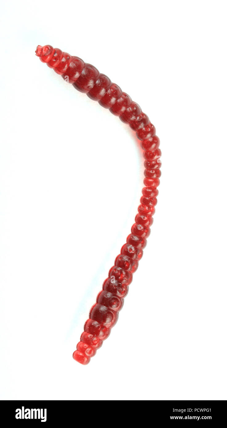 Soft Plastic EarthWorm toy Stock Photo - Alamy