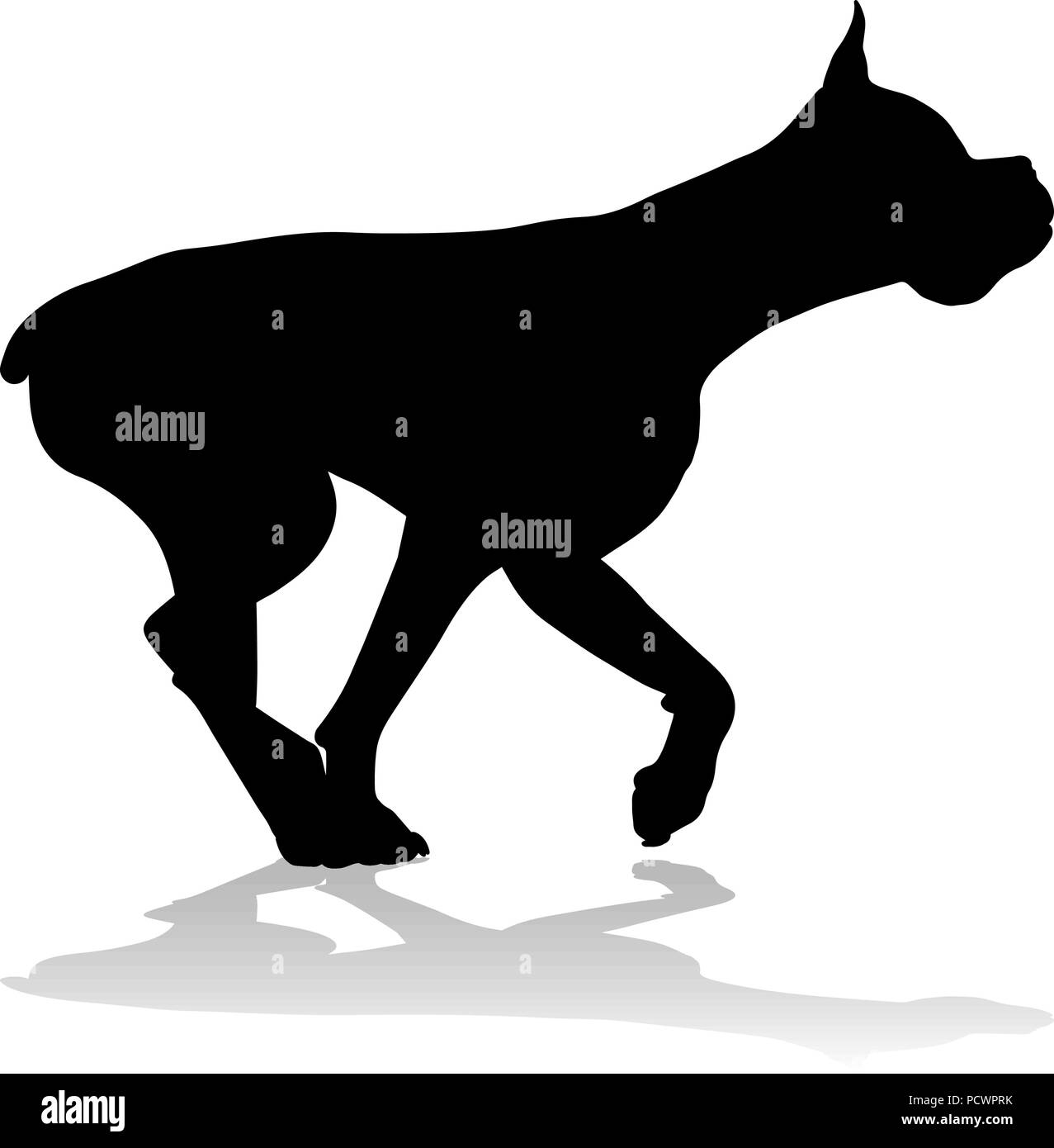 Dog Silhouette Pet Animal Stock Vector Image & Art - Alamy
