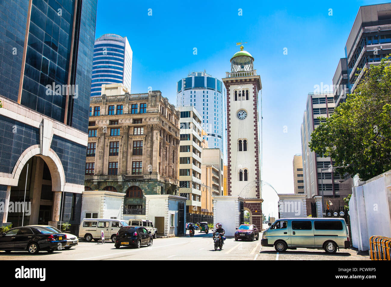 COLOMBO, SRI LANKA-DEC 24, 2016:The historic building of the lighthouse ...