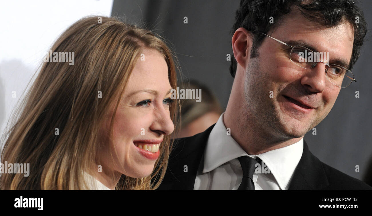 NEW YORK, NY - FEBRUARY 11: Marc Mezvinsky, Chelsea Clinton attends the ...