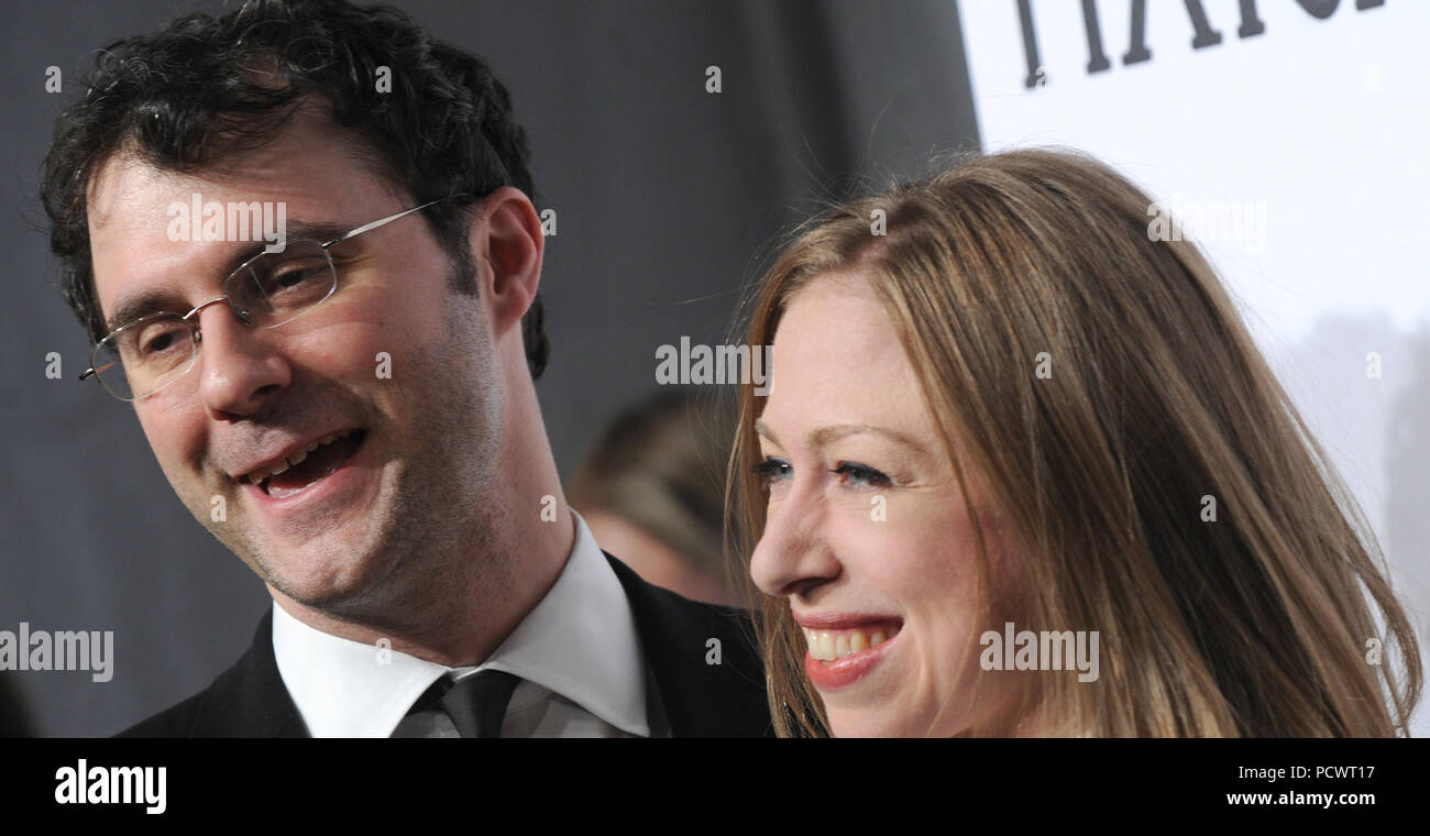 NEW YORK, NY - FEBRUARY 11: Marc Mezvinsky, Chelsea Clinton attends the ...
