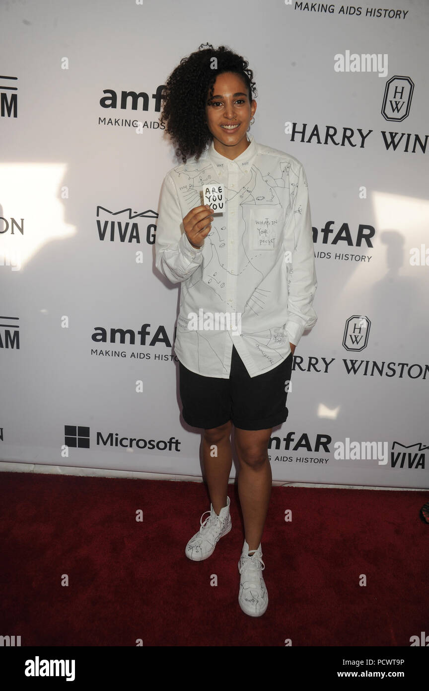 NEW YORK, NY - JUNE 16: Shantell Martin attends the 2015 amfAR ...