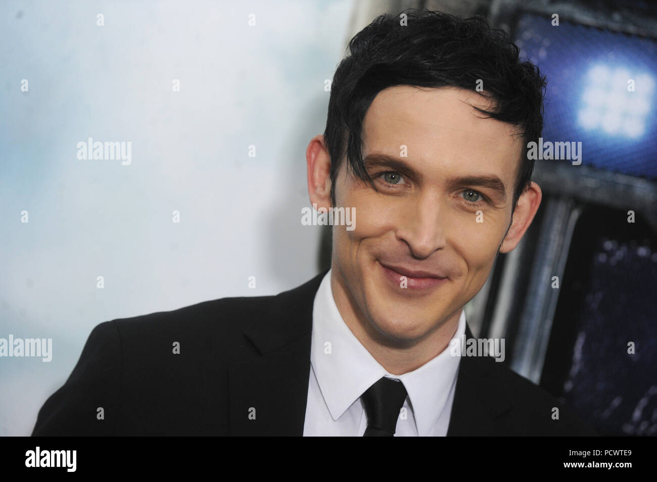 NEW YORK, NY - MARCH 04: Robin Lord Taylor attends the 'Chappie' New ...