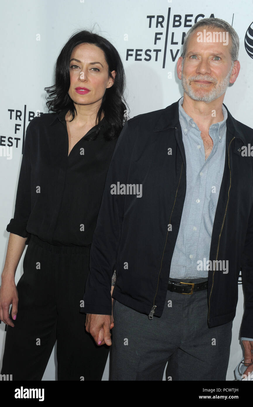 NEW YORK, NY - APRIL 15: Kathleen McElfresh, Campbell Scott attends the ...