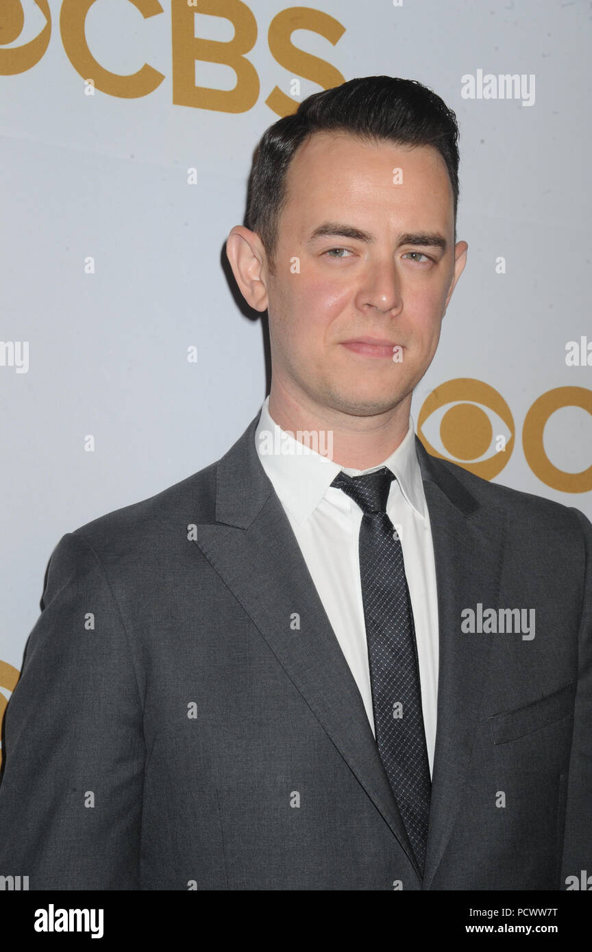 NEW YORK, NY - MAY 13: Colin Hanks attends the 2015 CBS Upfront at The ...
