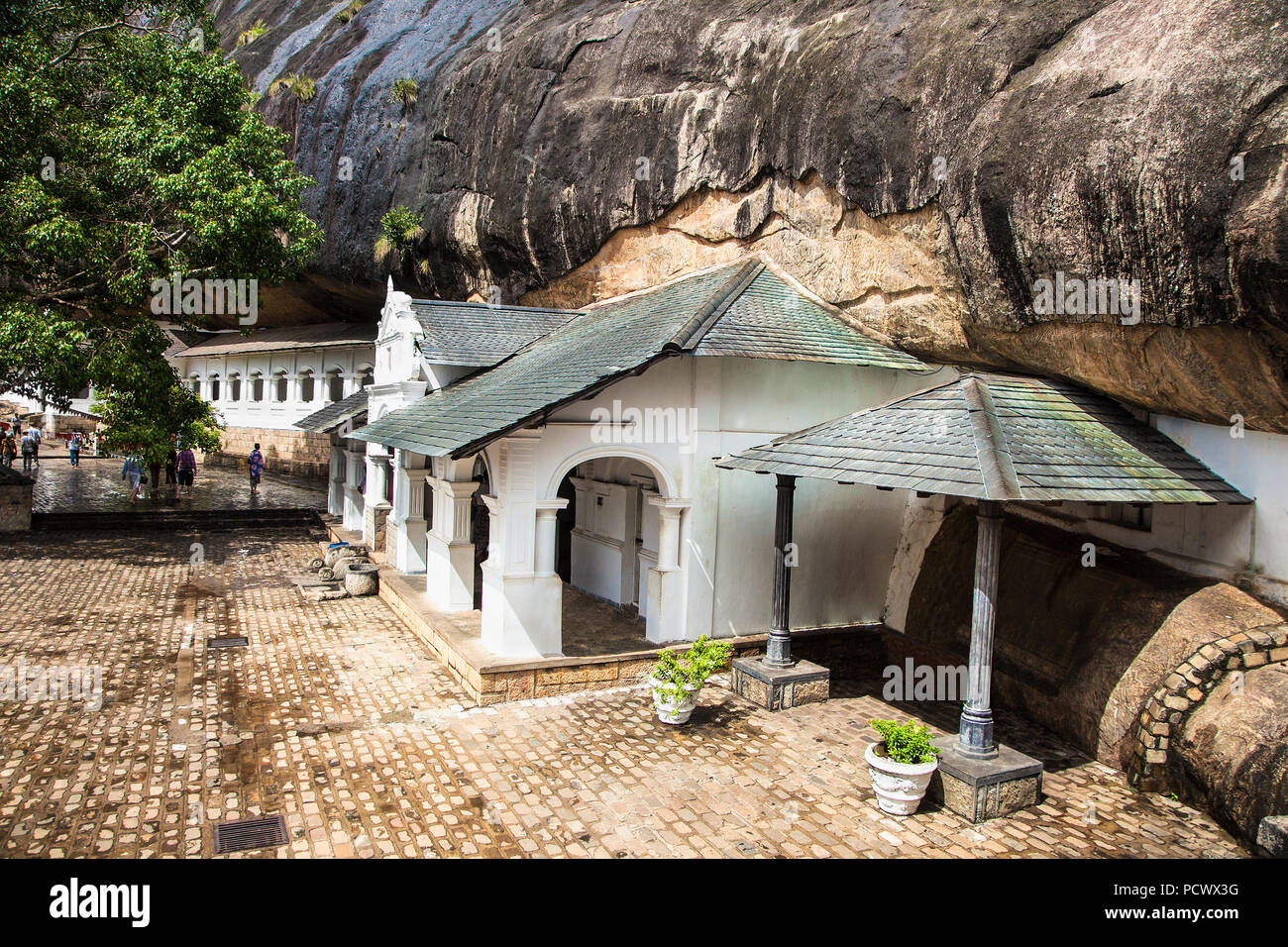 Dambulla Cave Temple. Cave Temple is a World Heritage Site near ...
