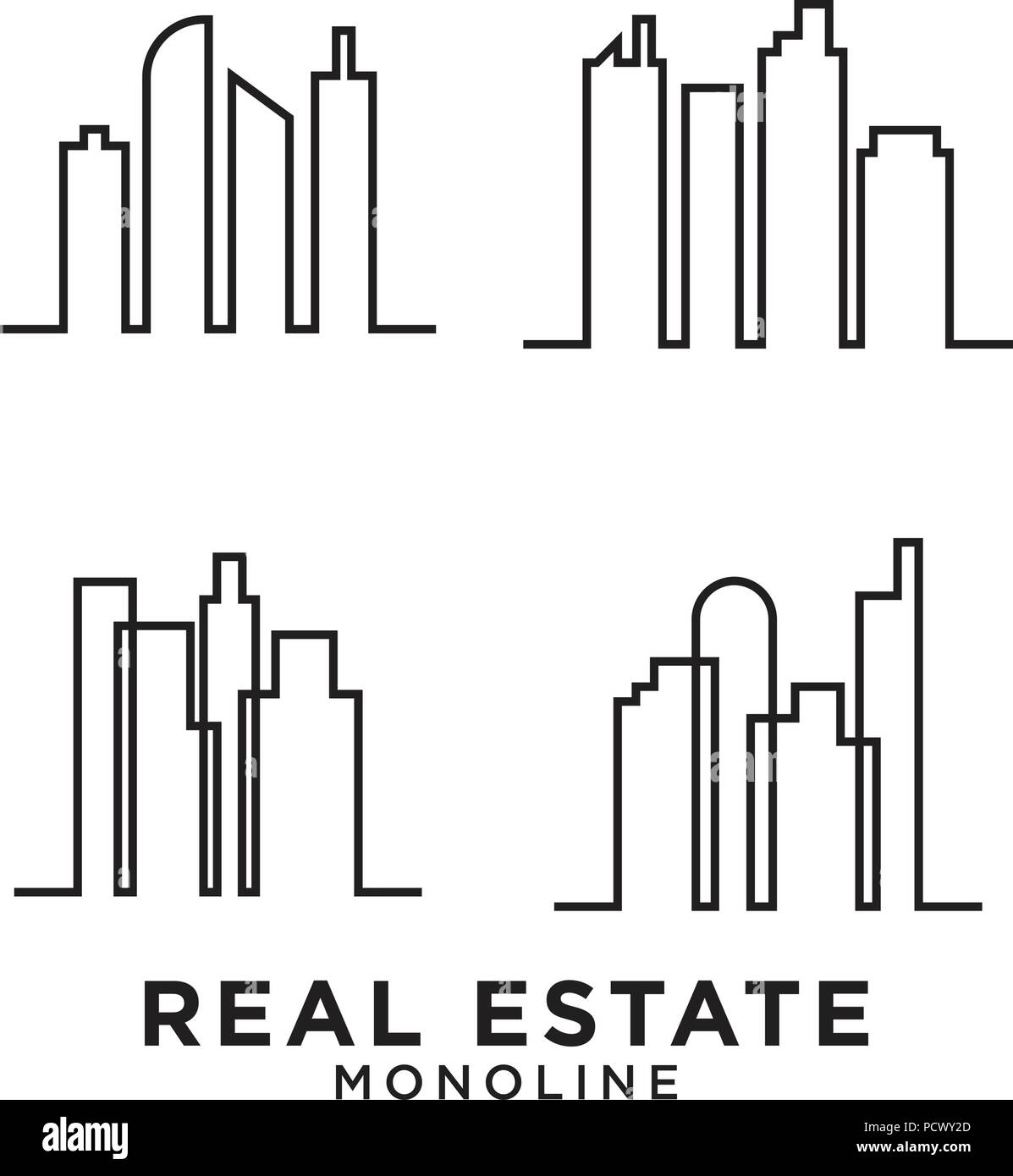 Mono outline Stock Vector Images - Alamy