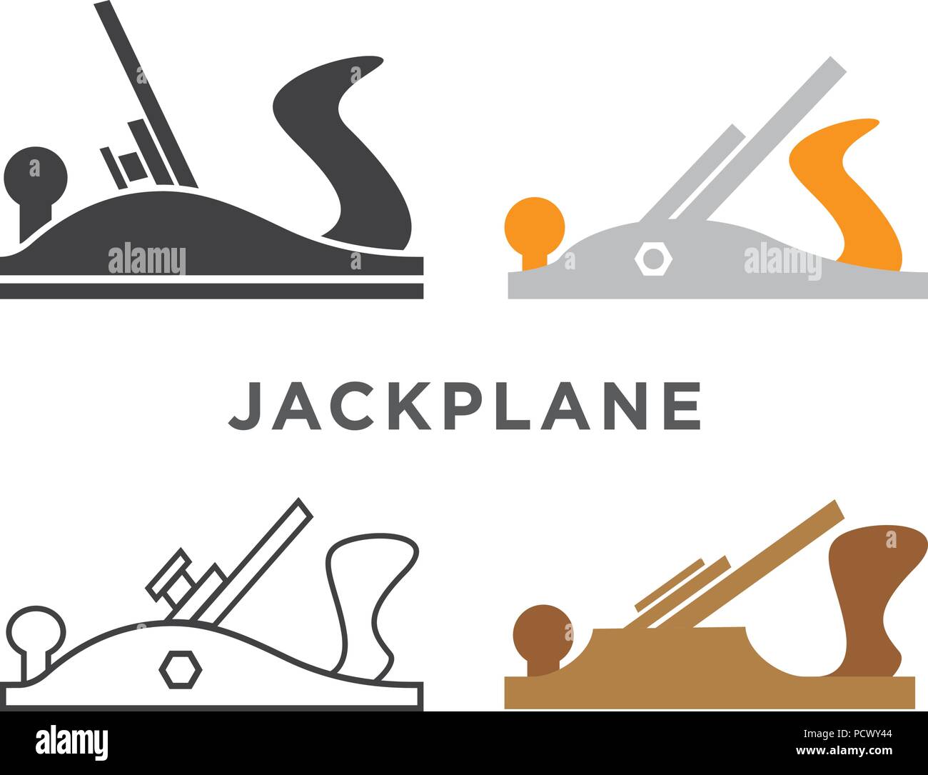 Illustration of jack logo design template vector Stock Vector Image ...