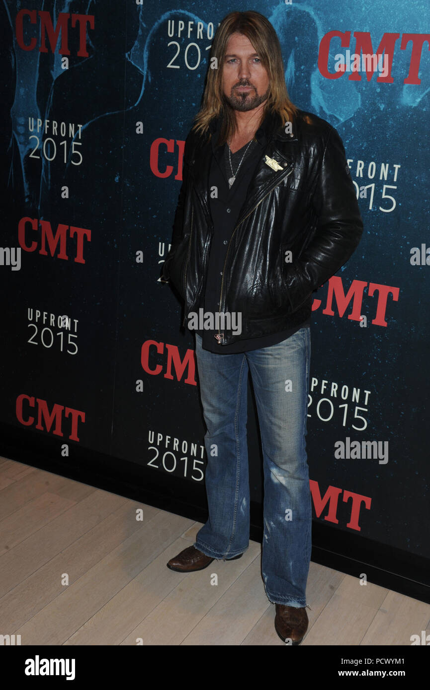 NEW YORK, NY - APRIL 02: Billy Ray Cyrus attends the 2015 CMT Upfront ...