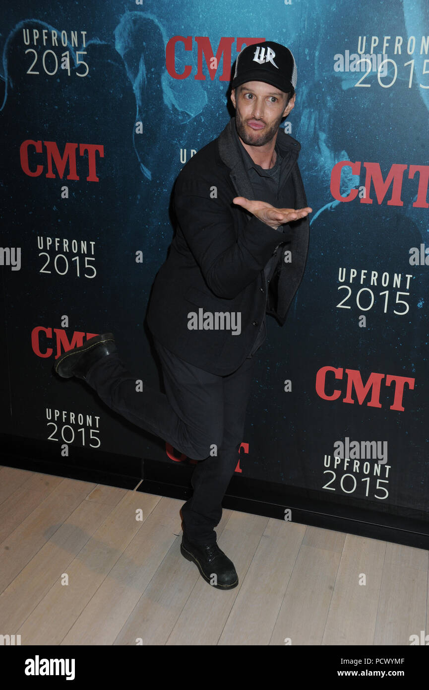 NEW YORK, NY - APRIL 02: Josh Wolf attends the 2015 CMT Upfront at ...