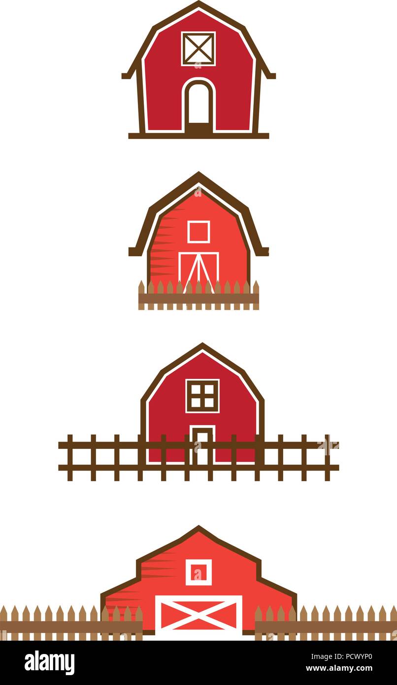 Red Barn Icon 15 Red Barn Door High Res Illustrations Getty Images