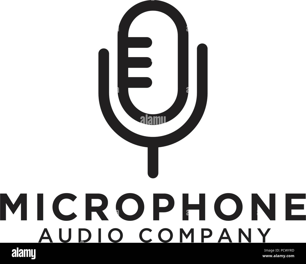 Microphone Logo High Resolution Stock Photography and Images - Alamy