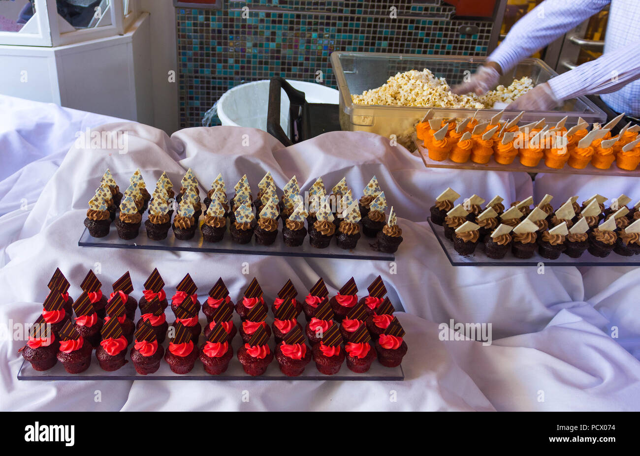 Food at a cruise ship Stock Photo - Alamy