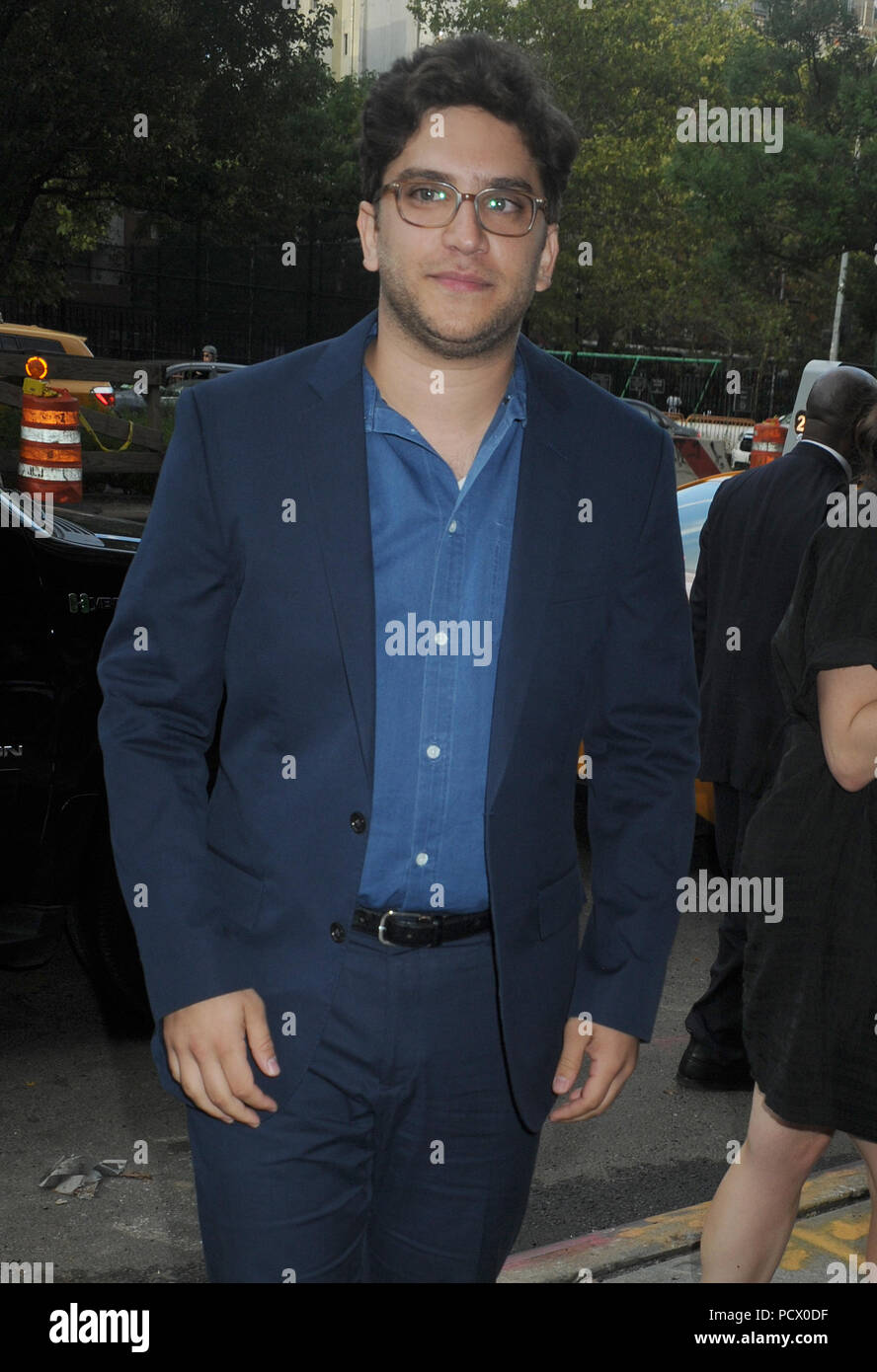 NEW YORK, NY - AUGUST 12: Matthew Shear attends the 'Mistress America ...