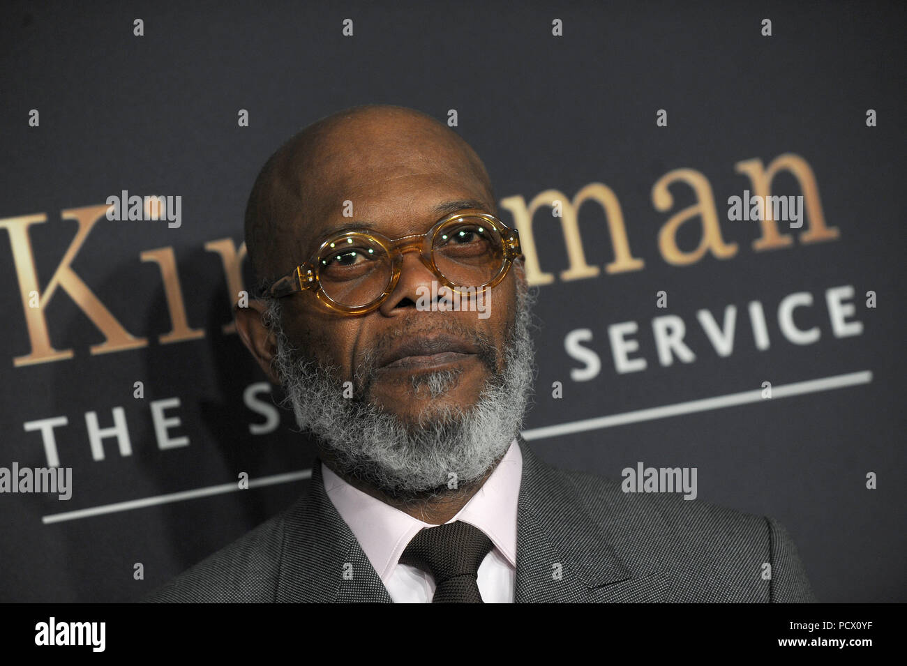NEW YORK, NY - FEBRUARY 09: Samuel L. Jackson attends the 'Kingsman ...