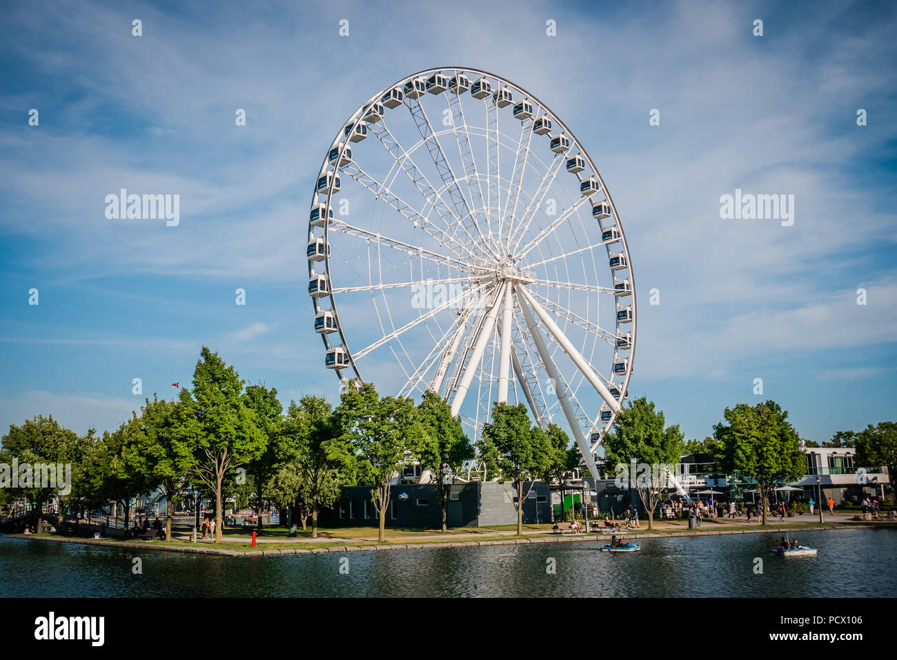 Observation Wheel Montreal Stock Photo - Alamy