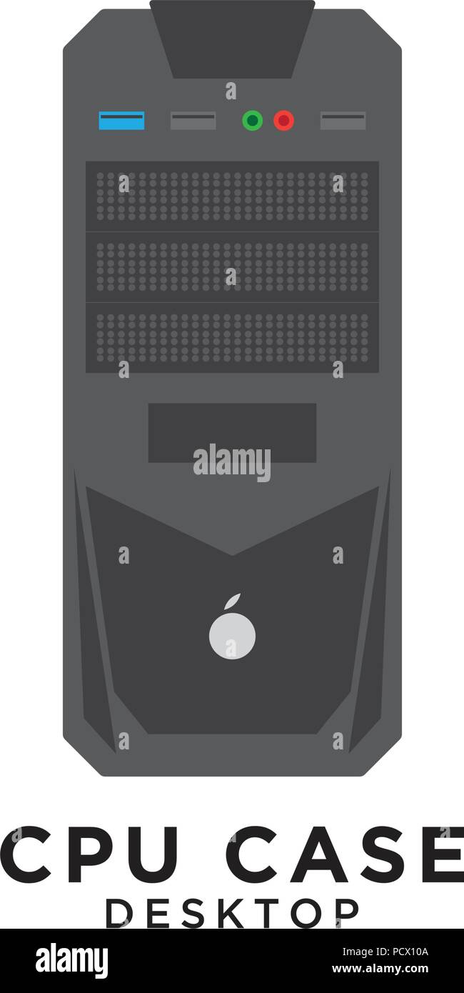 Cpu front back Stock Vector Images - Alamy