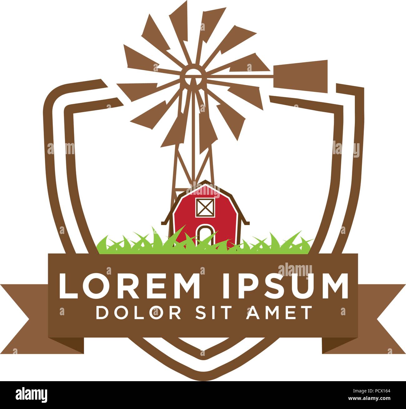 Barn logo design hi-res stock photography and images - Alamy