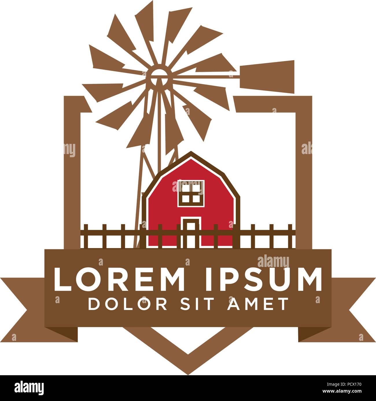 Barn logo design hi-res stock photography and images - Alamy