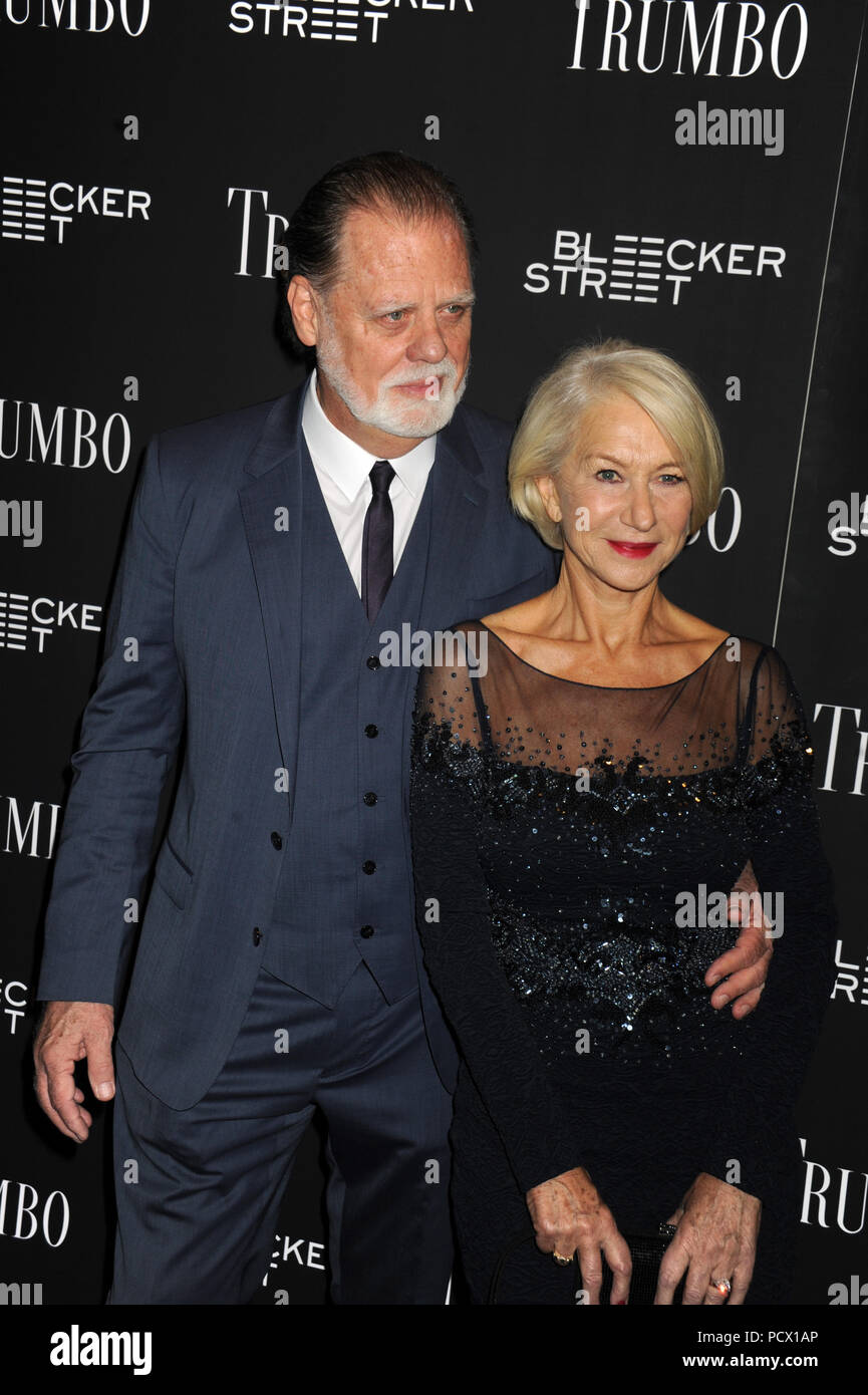 NEW YORK, NY - NOVEMBER 03: Taylor Hackford, Helen Mirren attends the ...