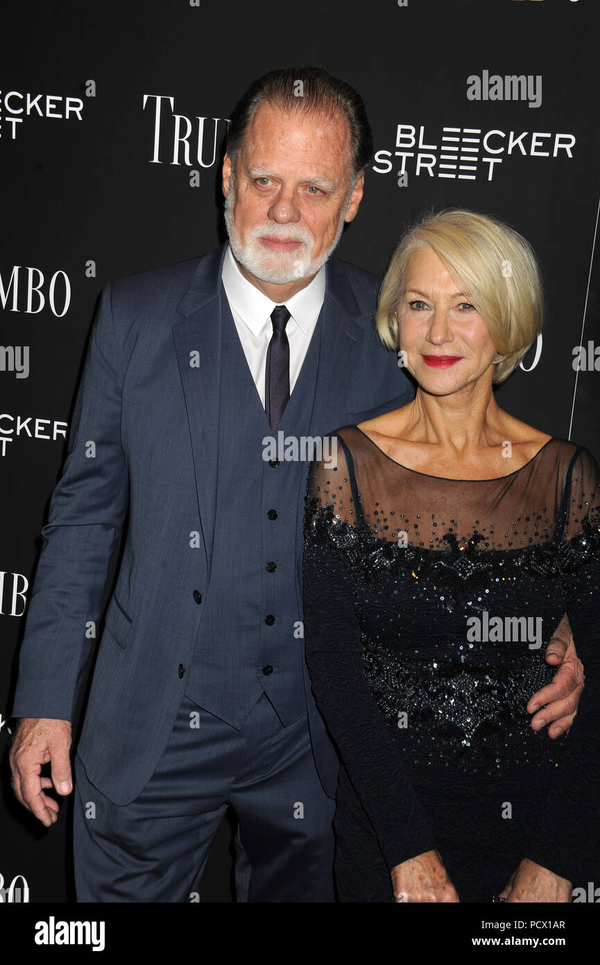 NEW YORK, NY - NOVEMBER 03: Taylor Hackford, Helen Mirren attends the ...