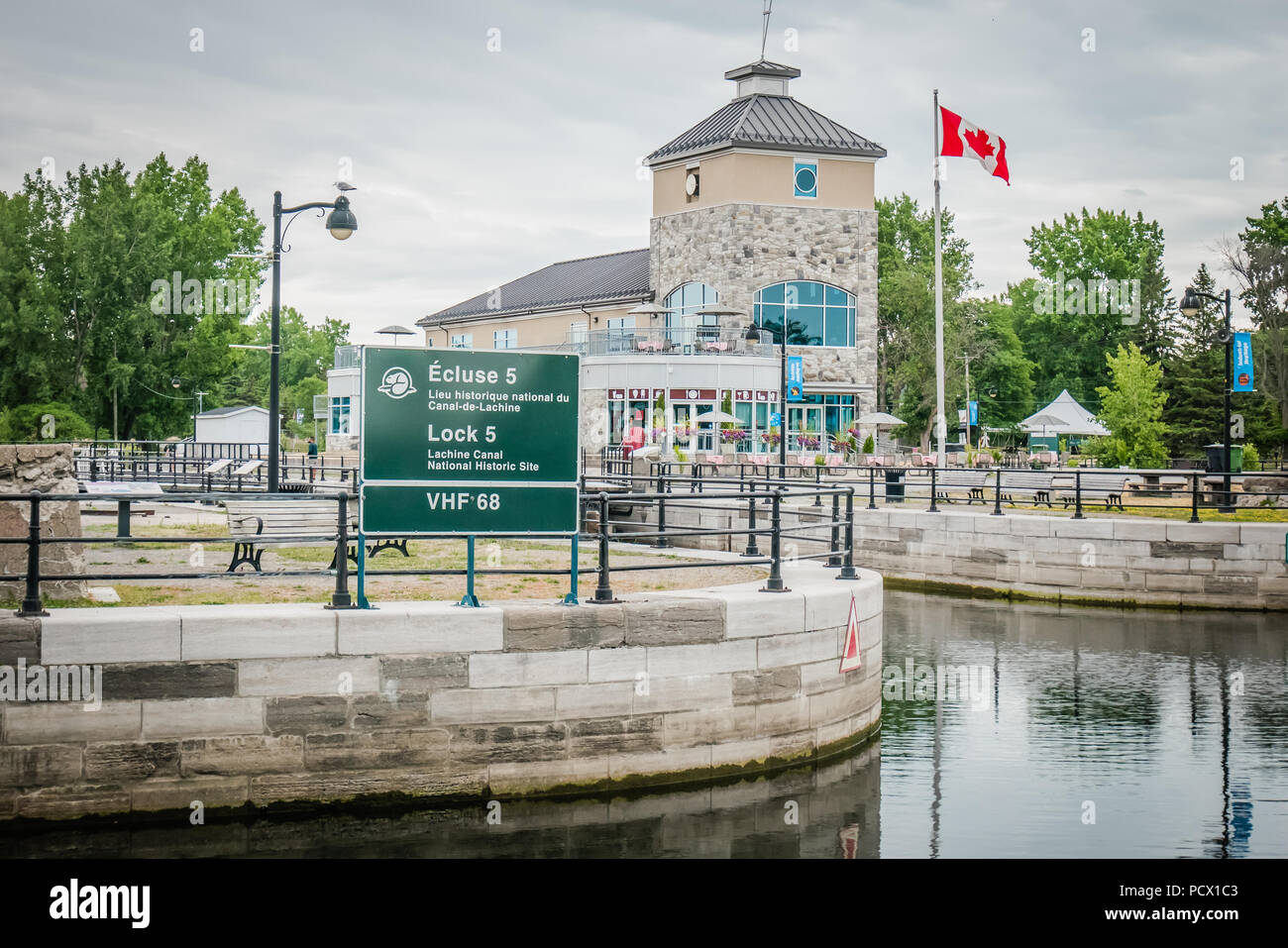 Lachine Canal Montreal Canada Stock Photo - Alamy