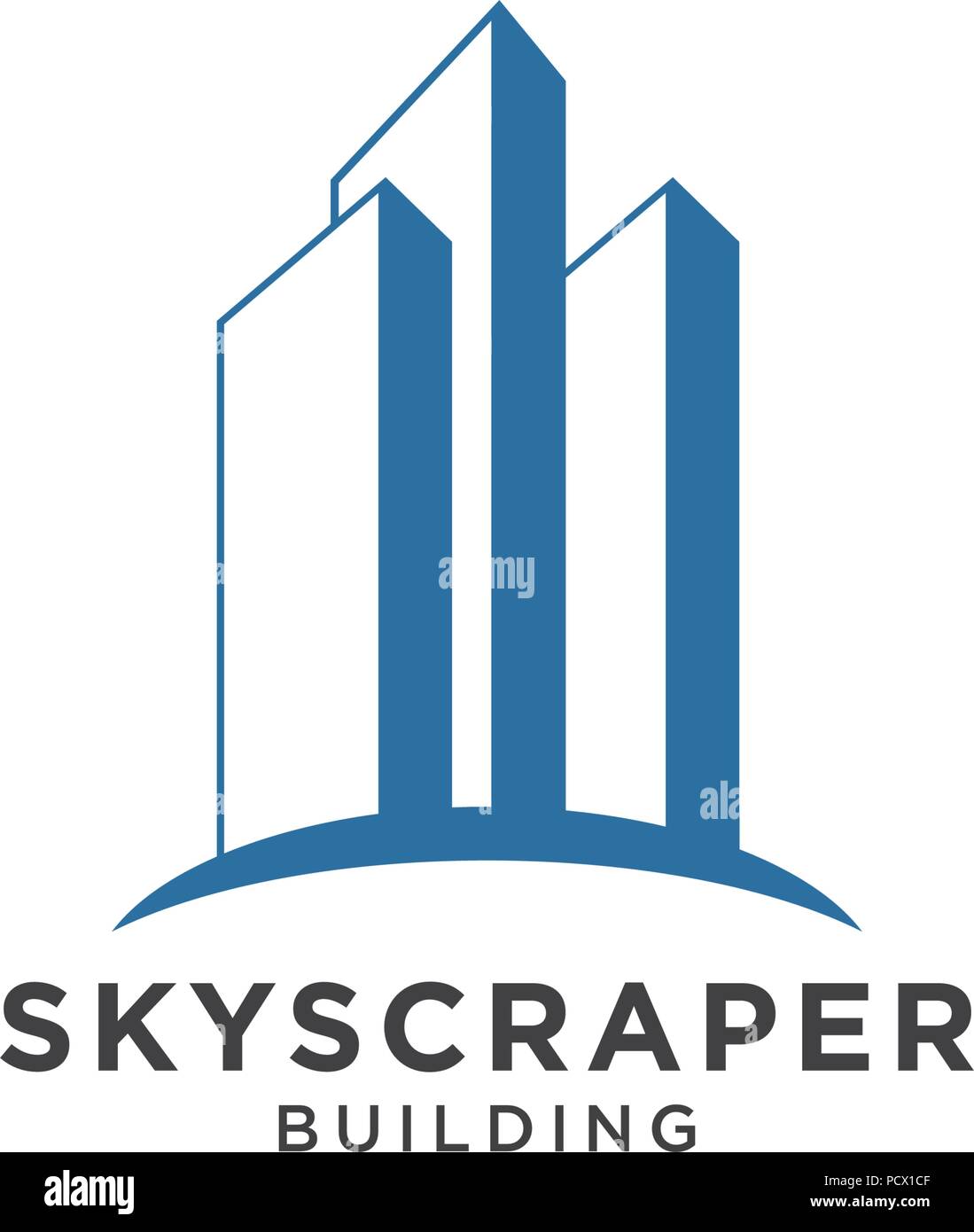 Skyscraper logo hi-res stock photography and images - Alamy