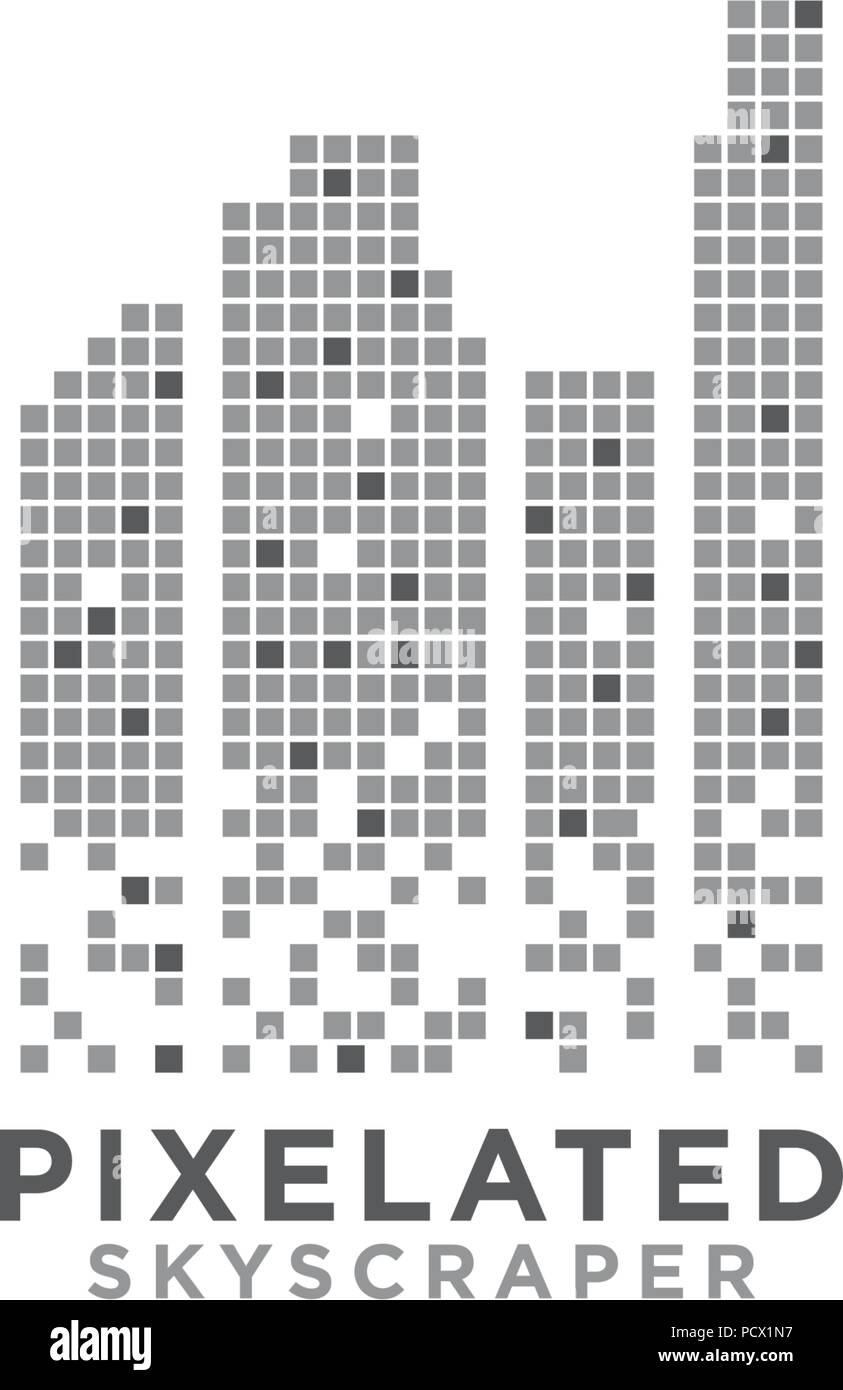 Tall skyscrapers view Stock Vector Images - Alamy