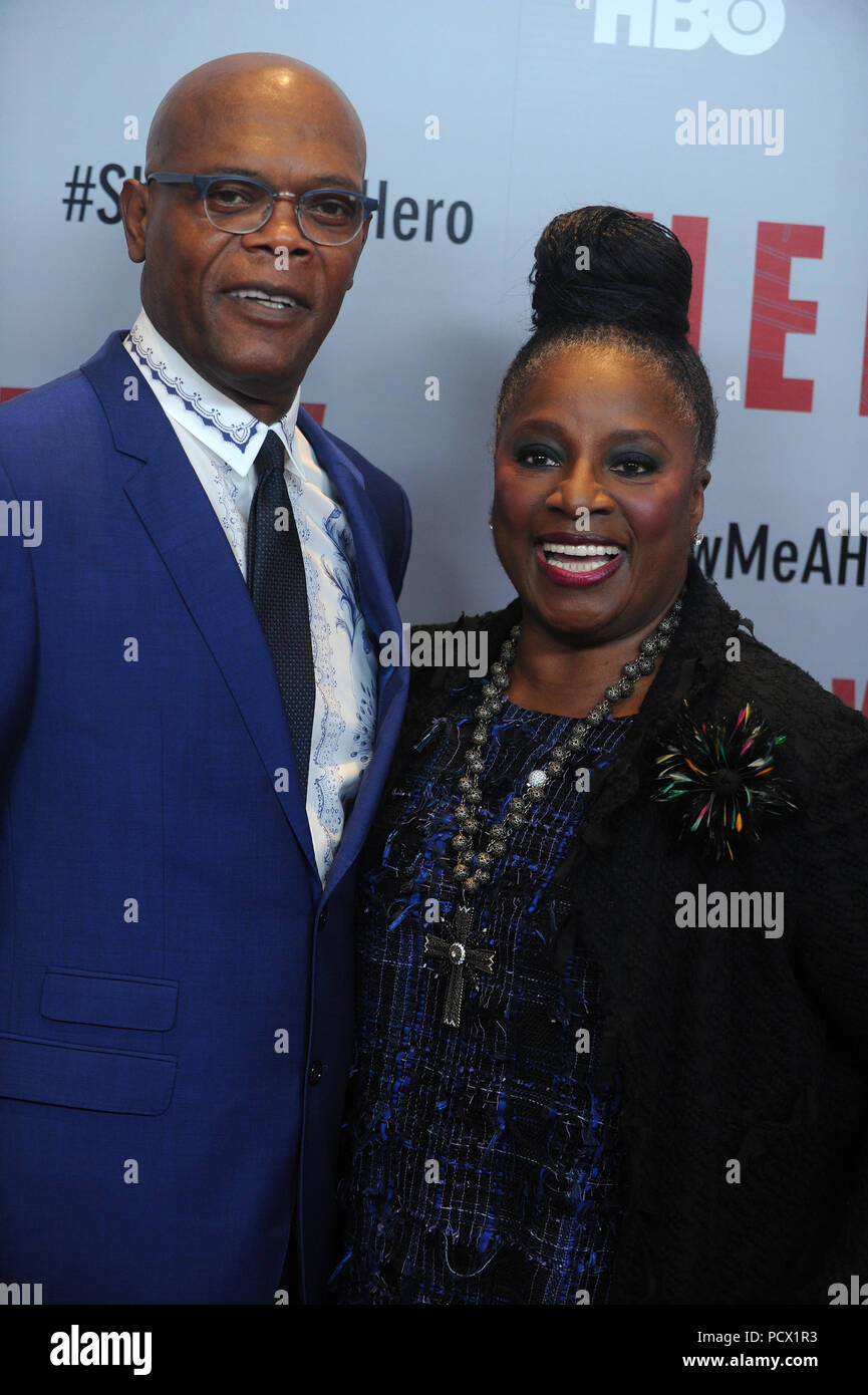 NEW YORK, NY - AUGUST 11: Samuel L. Jackson attends the 'Show Me A Hero ...