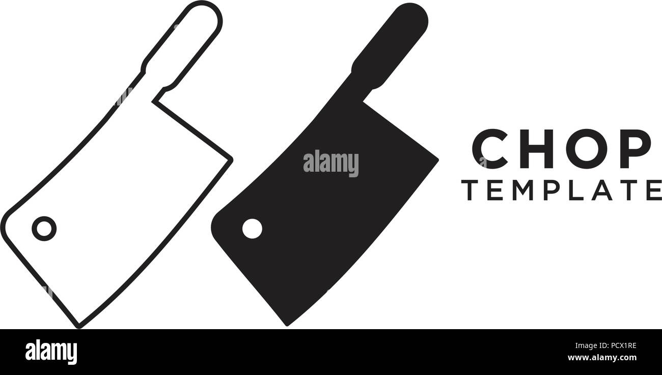 Butchers chop shop Stock Vector Images - Alamy