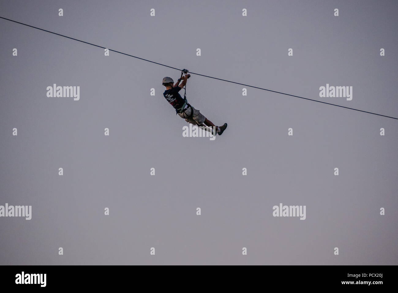 Ziplining hi-res stock photography and images - Alamy