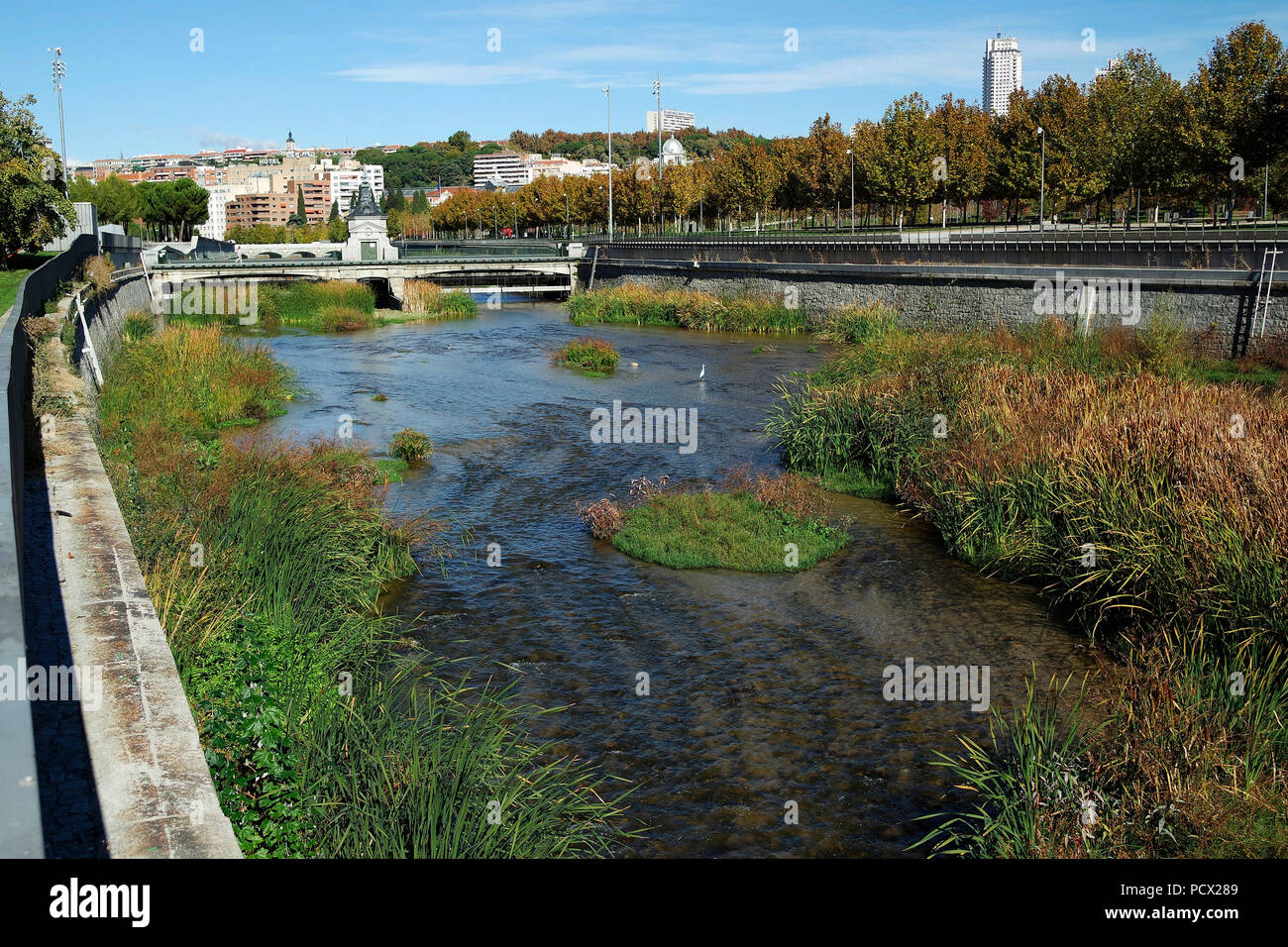 Impressionen: Parque Madrid Rio, Madrid Stock Photo - Alamy