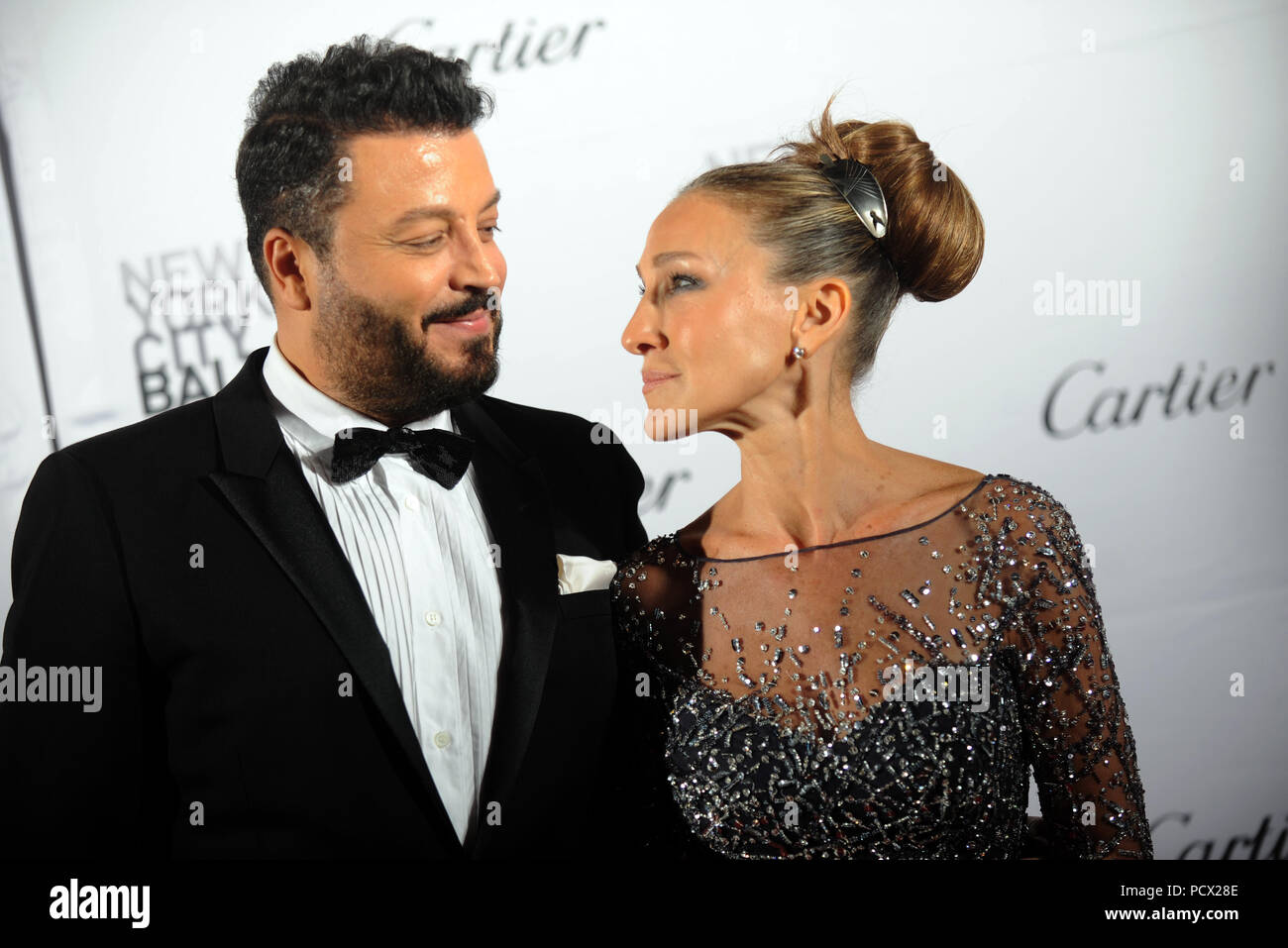 NEW YORK, NY - SEPTEMBER 30: Sarah Jessica Parker, Zuhair Murad attends ...