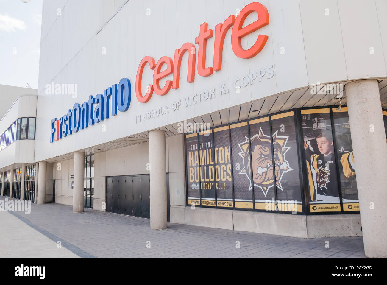 first ontario centre sports stadium hamilton ontario canada Stock Photo ...